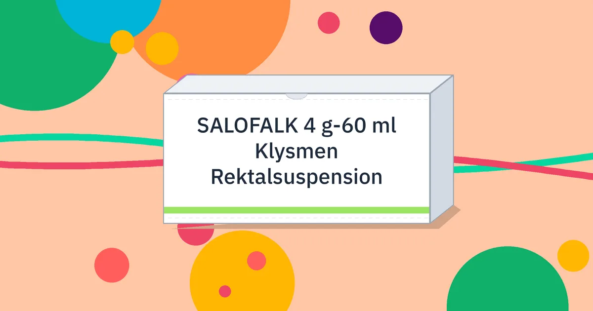 Symbolbild: Packung mit der Aufschrift SALOFALK 4 g-60 ml Klysmen Rektalsuspension (PZN 16351954) – Verfügbarkeit und Bezug in Apotheken in Frankfurt am Main