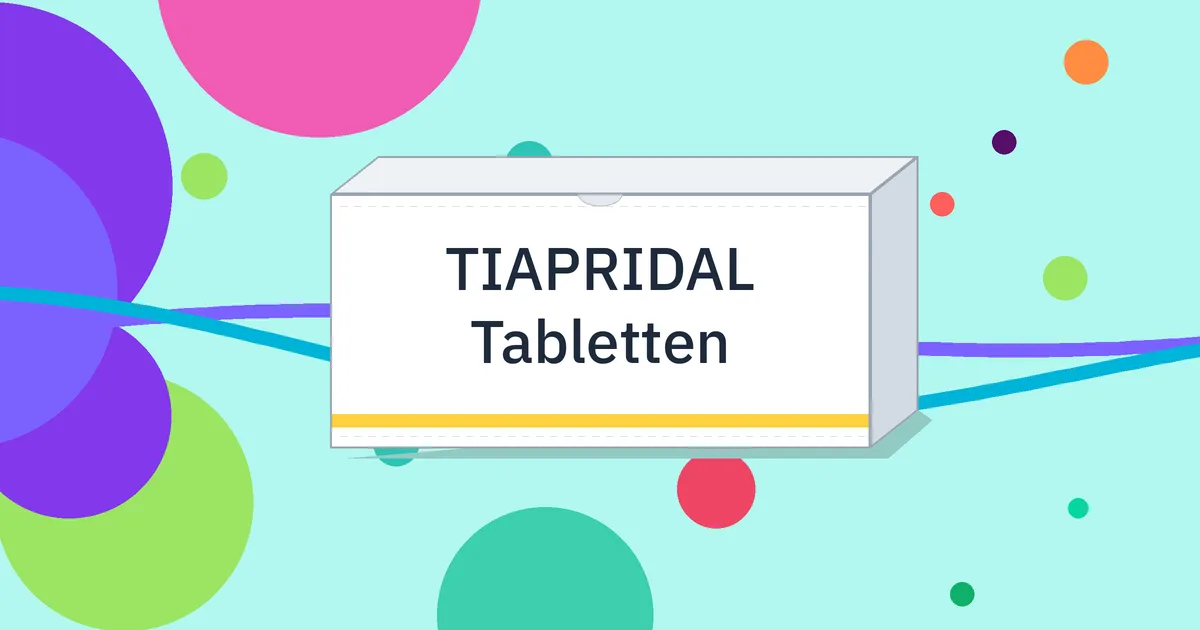 Symbolbild: Packung mit der Aufschrift TIAPRIDAL Tabletten (PZN 00673124) – Verfügbarkeit und Bezug in Apotheken in Frankfurt am Main