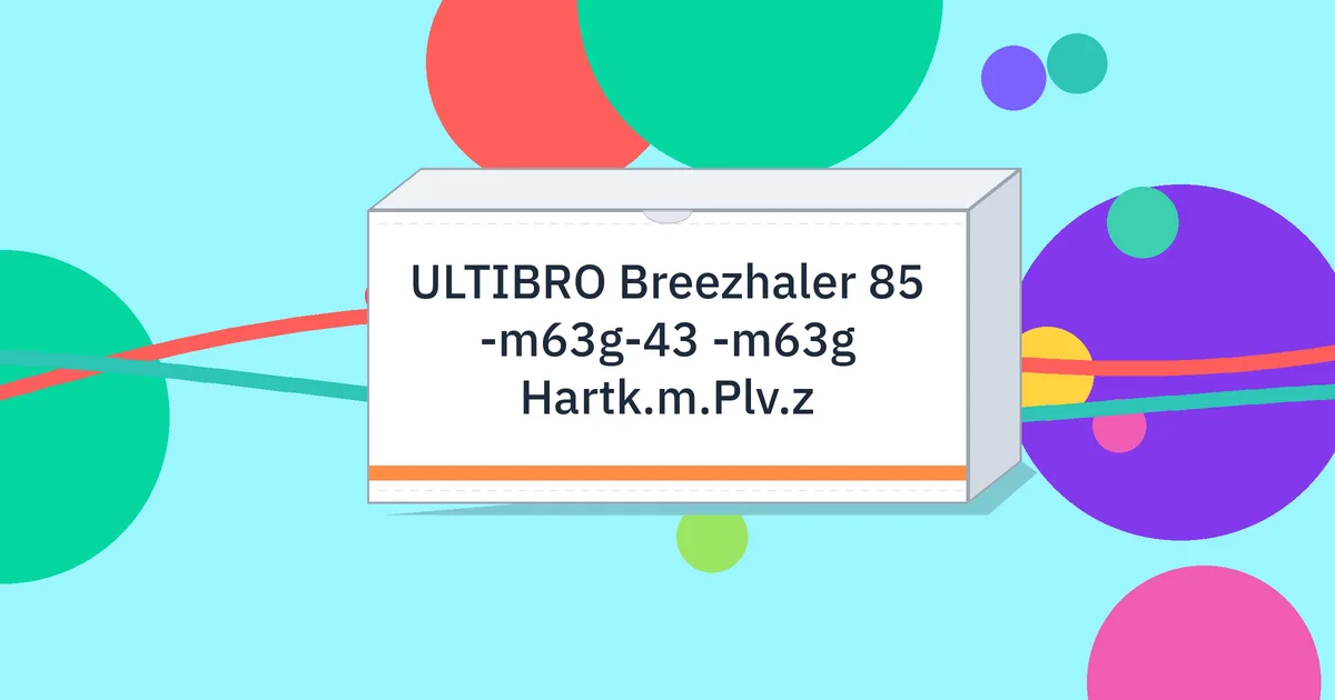 Symbolbild: Packung mit der Aufschrift ULTIBRO Breezhaler 85 -m63g-43 -m63g Hartk.m.Plv.z (PZN 10797353) – Verfügbarkeit und Bezug in Apotheken in Frankfurt am Main