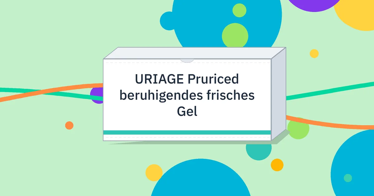 Symbolbild: Packung mit der Aufschrift URIAGE Pruriced beruhigendes frisches Gel (PZN 18650253) – Verfügbarkeit und Bezug in Apotheken in Frankfurt am Main