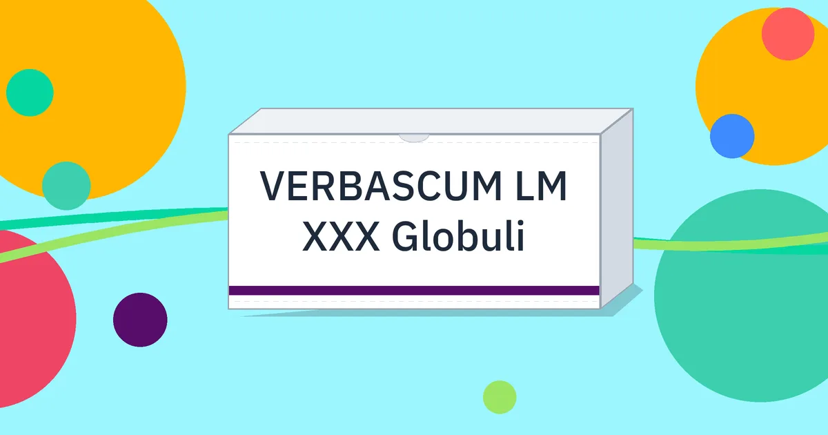 Symbolbild: Packung mit der Aufschrift VERBASCUM LM XXX Globuli (PZN 04510324) – Verfügbarkeit und Bezug in Apotheken in Frankfurt am Main