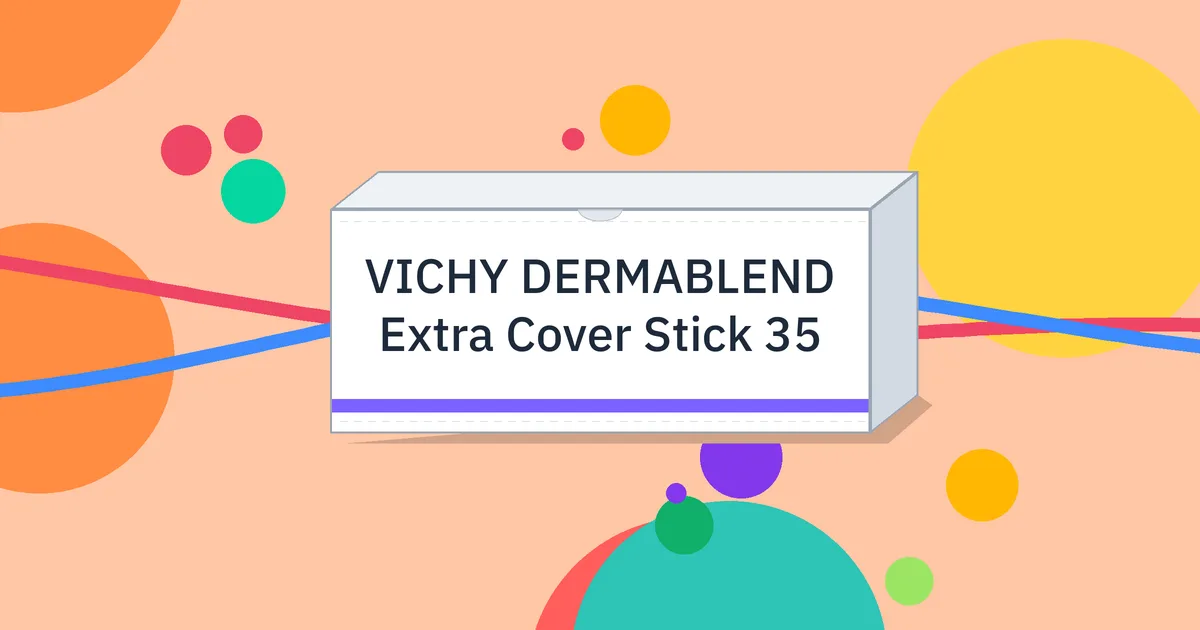 Symbolbild: Packung mit der Aufschrift VICHY DERMABLEND Extra Cover Stick 35 (PZN 15630474) – Verfügbarkeit und Bezug in Apotheken in Frankfurt am Main