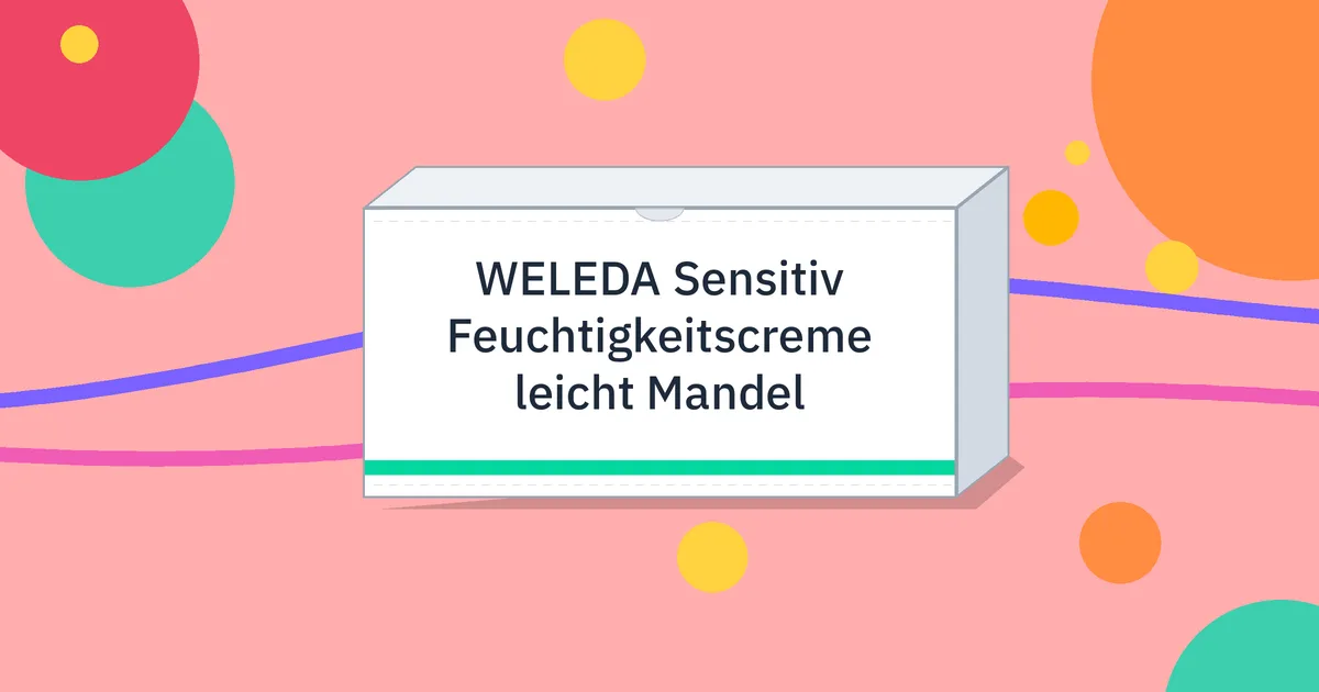 Symbolbild: Packung mit der Aufschrift WELEDA Sensitiv Feuchtigkeitscreme leicht Mandel (PZN 19179786) – Verfügbarkeit und Bezug in Apotheken in Frankfurt am Main