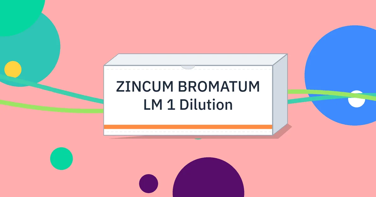 Symbolbild: Packung mit der Aufschrift ZINCUM BROMATUM LM 1 Dilution (PZN 13291163) – Verfügbarkeit und Bezug in Apotheken in Frankfurt am Main