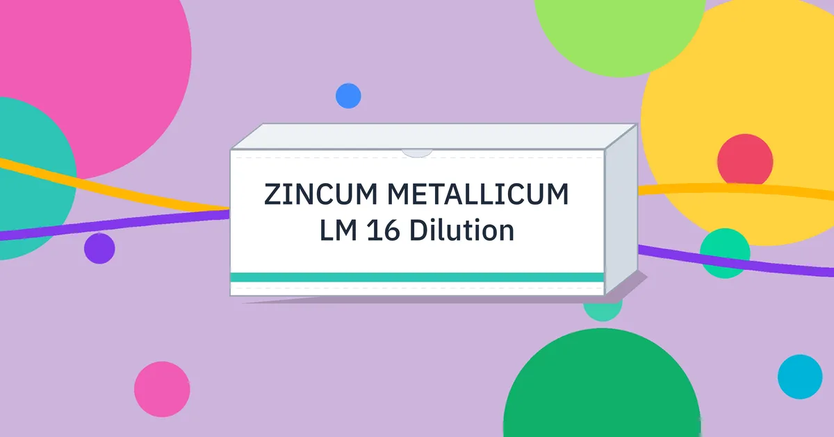 Symbolbild: Packung mit der Aufschrift ZINCUM METALLICUM LM 16 Dilution (PZN 13294902) – Verfügbarkeit und Bezug in Apotheken in Frankfurt am Main