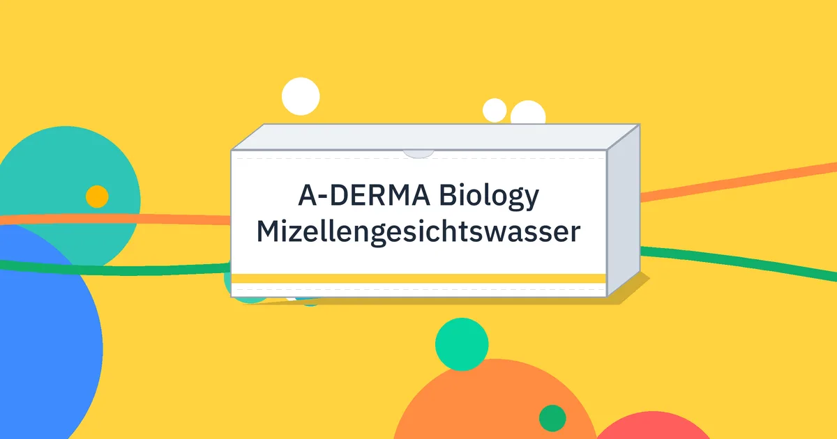 Symbolbild: Packung mit der Aufschrift A-DERMA Biology Mizellengesichtswasser (PZN 16830896) – Verfügbarkeit und Bezug in Apotheken in Frankfurt am Main