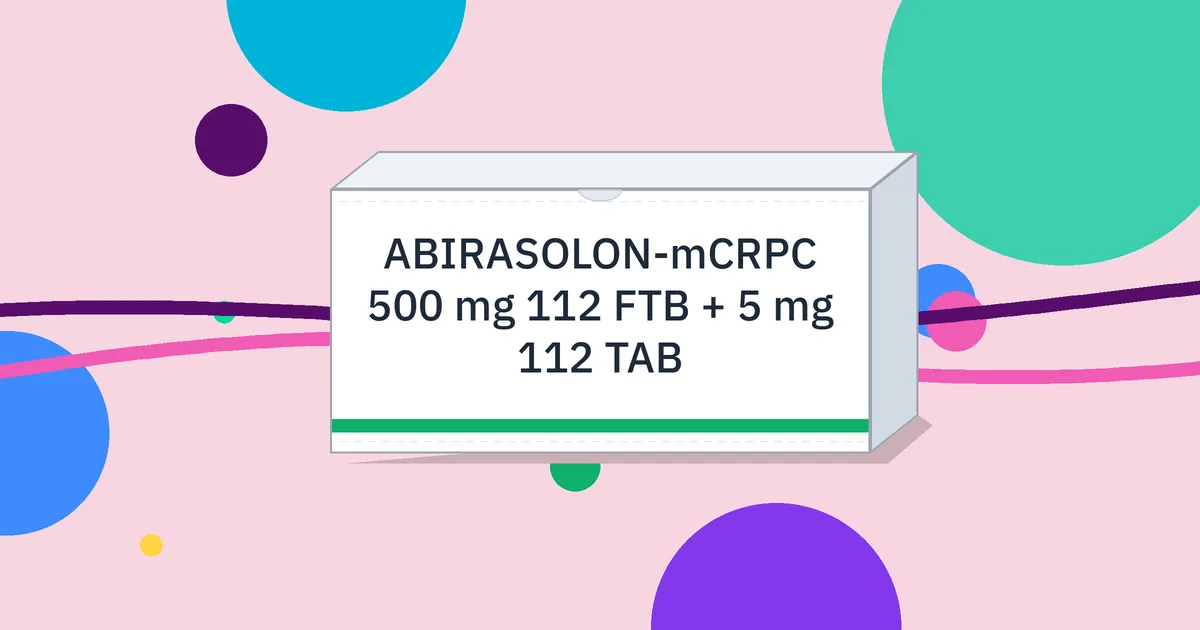 Symbolbild: Packung mit der Aufschrift ABIRASOLON-mCRPC 500 mg 112 FTB + 5 mg 112 TAB (PZN 18683749) – Verfügbarkeit und Bezug in Apotheken in Frankfurt am Main