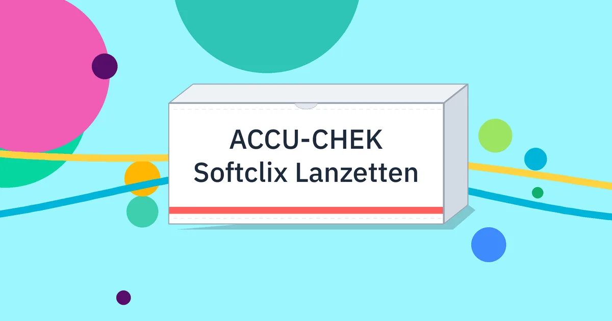 Symbolbild: Packung mit der Aufschrift ACCU-CHEK Softclix Lanzetten (PZN 10837489) – Verfügbarkeit und Bezug in Apotheken in Frankfurt am Main