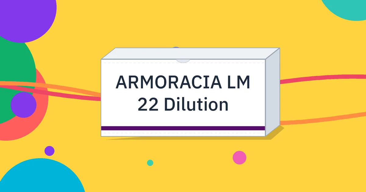 Symbolbild: Packung mit der Aufschrift ARMORACIA LM 22 Dilution (PZN 13393544) – Verfügbarkeit und Bezug in Apotheken in Frankfurt am Main