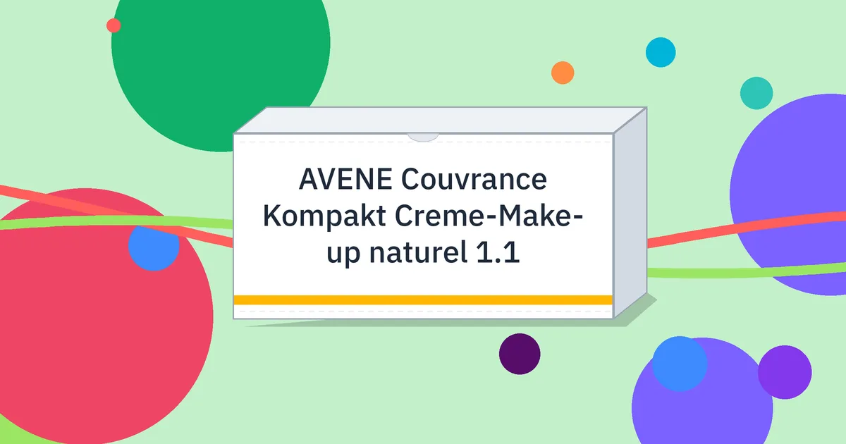 Symbolbild: Packung mit der Aufschrift AVENE Couvrance Kompakt Creme-Make-up naturel 1.1 (PZN 18804667) – Verfügbarkeit und Bezug in Apotheken in Frankfurt am Main