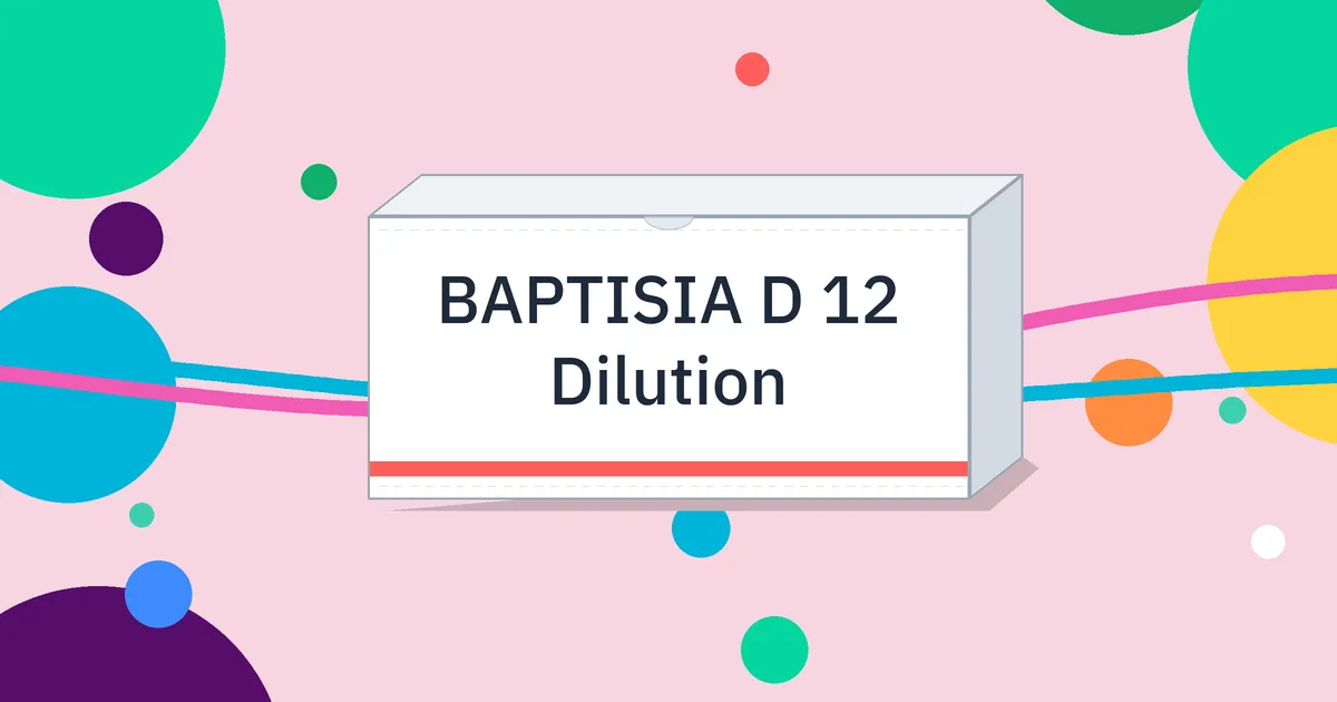 Symbolbild: Packung mit der Aufschrift BAPTISIA D 12 Dilution (PZN 07161002) – Verfügbarkeit und Bezug in Apotheken in Frankfurt am Main