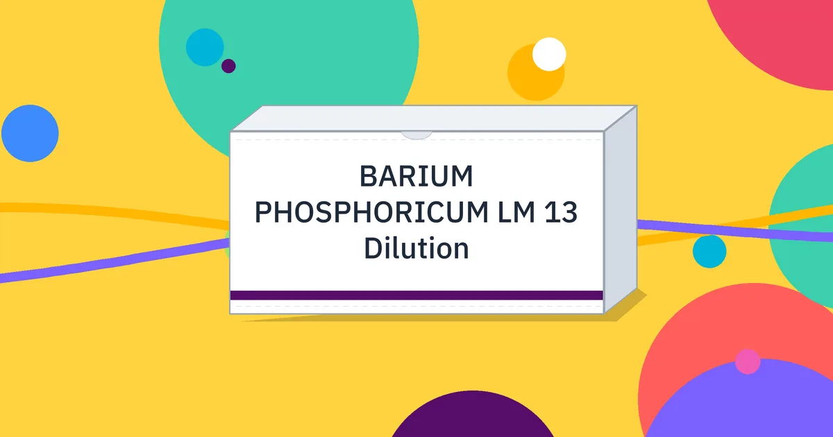 Symbolbild: Packung mit der Aufschrift BARIUM PHOSPHORICUM LM 13 Dilution (PZN 13379314) – Verfügbarkeit und Bezug in Apotheken in Frankfurt am Main