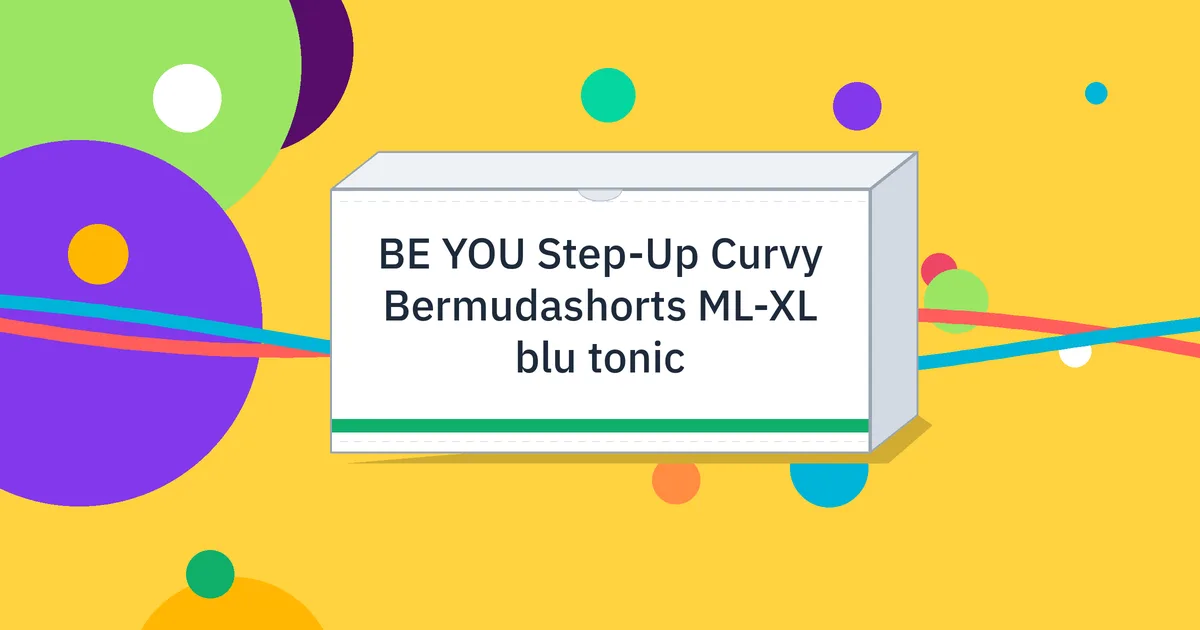 Symbolbild: Packung mit der Aufschrift BE YOU Step-Up Curvy Bermudashorts ML-XL blu tonic (PZN 20719503) – Verfügbarkeit und Bezug in Apotheken in Frankfurt am Main
