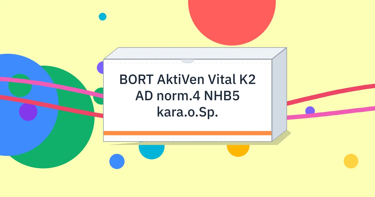 Symbolbild: Packung mit der Aufschrift BORT AktiVen Vital K2 AD norm.4 NHB5 kara.o.Sp. (PZN 17492763) – Verfügbarkeit und Bezug in Apotheken in Frankfurt am Main