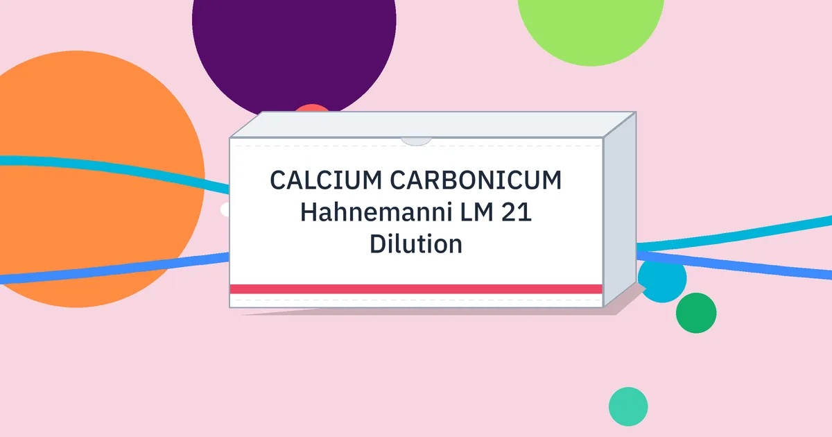 Symbolbild: Packung mit der Aufschrift CALCIUM CARBONICUM Hahnemanni LM 21 Dilution (PZN 12803595) – Verfügbarkeit und Bezug in Apotheken in Frankfurt am Main