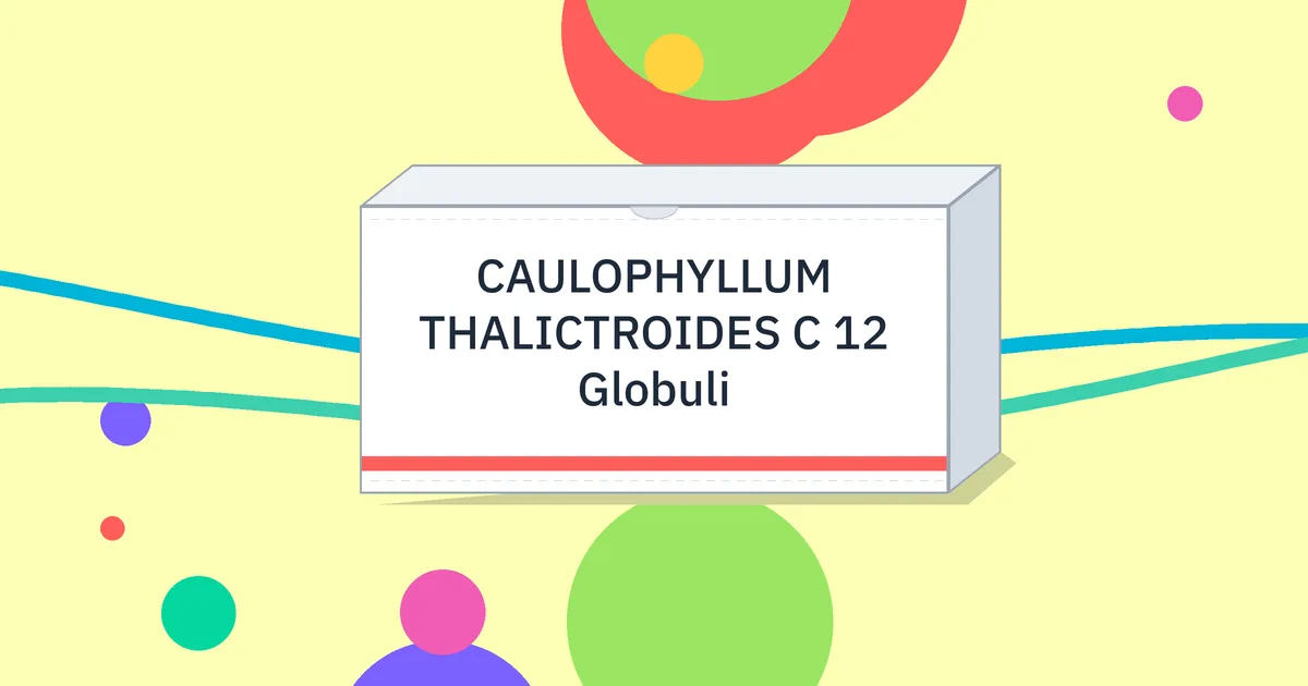 Symbolbild: Packung mit der Aufschrift CAULOPHYLLUM THALICTROIDES C 12 Globuli (PZN 07455815) – Verfügbarkeit und Bezug in Apotheken in Frankfurt am Main