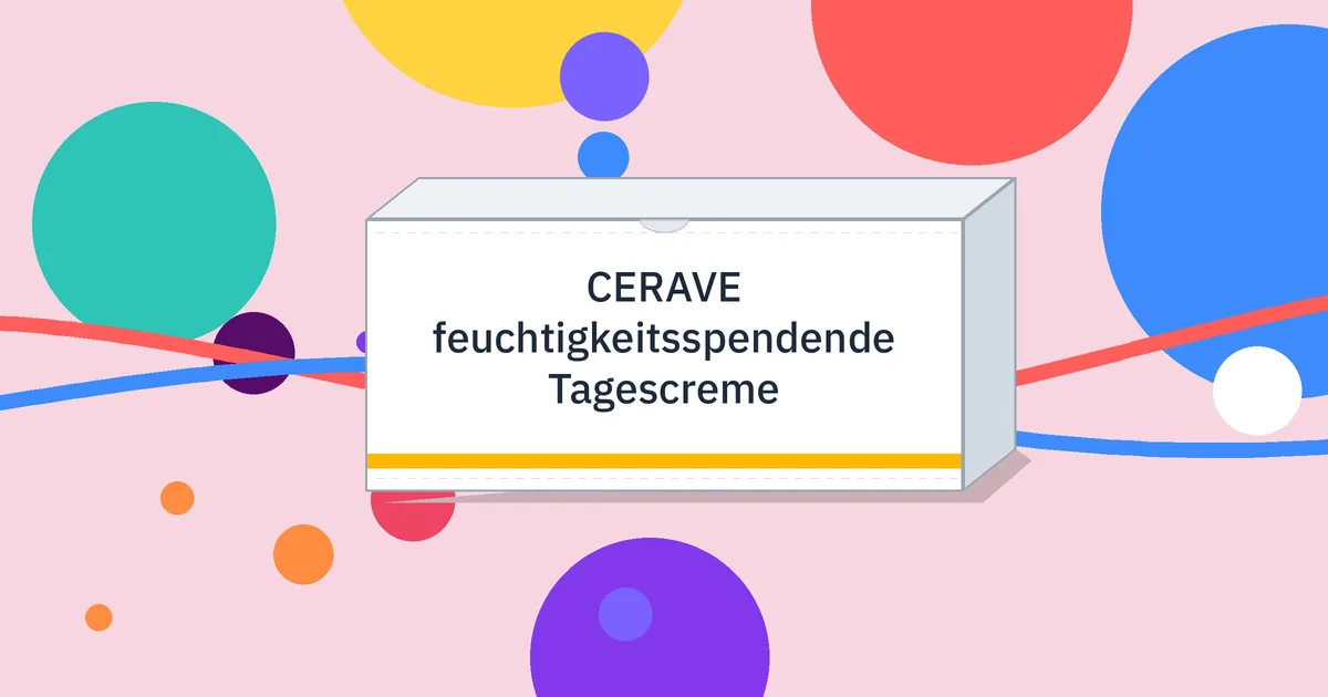 Symbolbild: Packung mit der Aufschrift CERAVE feuchtigkeitsspendende Tagescreme (PZN 14017665) – Verfügbarkeit und Bezug in Apotheken in Frankfurt am Main