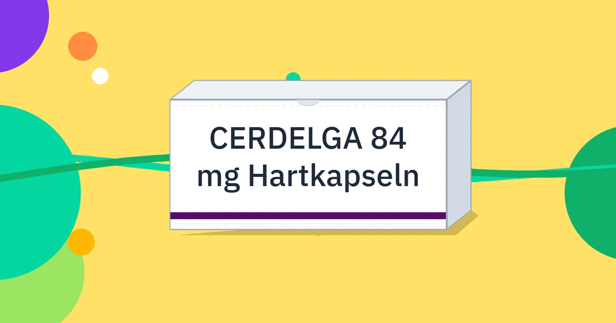 Symbolbild: Packung mit der Aufschrift CERDELGA 84 mg Hartkapseln (PZN 19758946) – Verfügbarkeit und Bezug in Apotheken in Frankfurt am Main