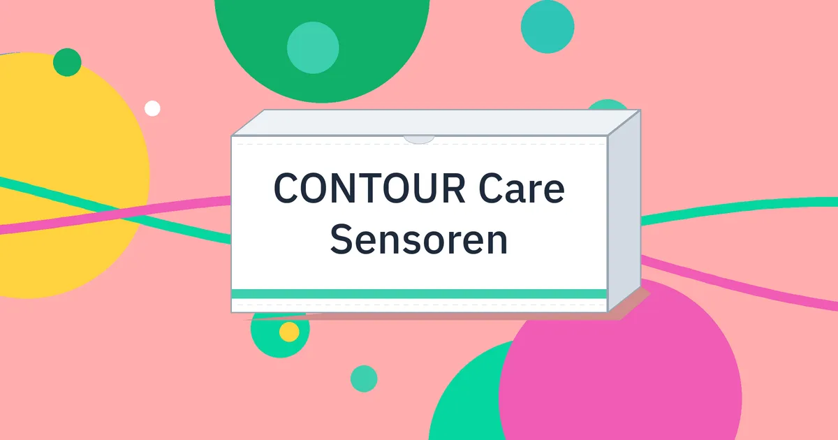 Symbolbild: Packung mit der Aufschrift CONTOUR Care Sensoren (PZN 16811657) – Verfügbarkeit und Bezug in Apotheken in Frankfurt am Main