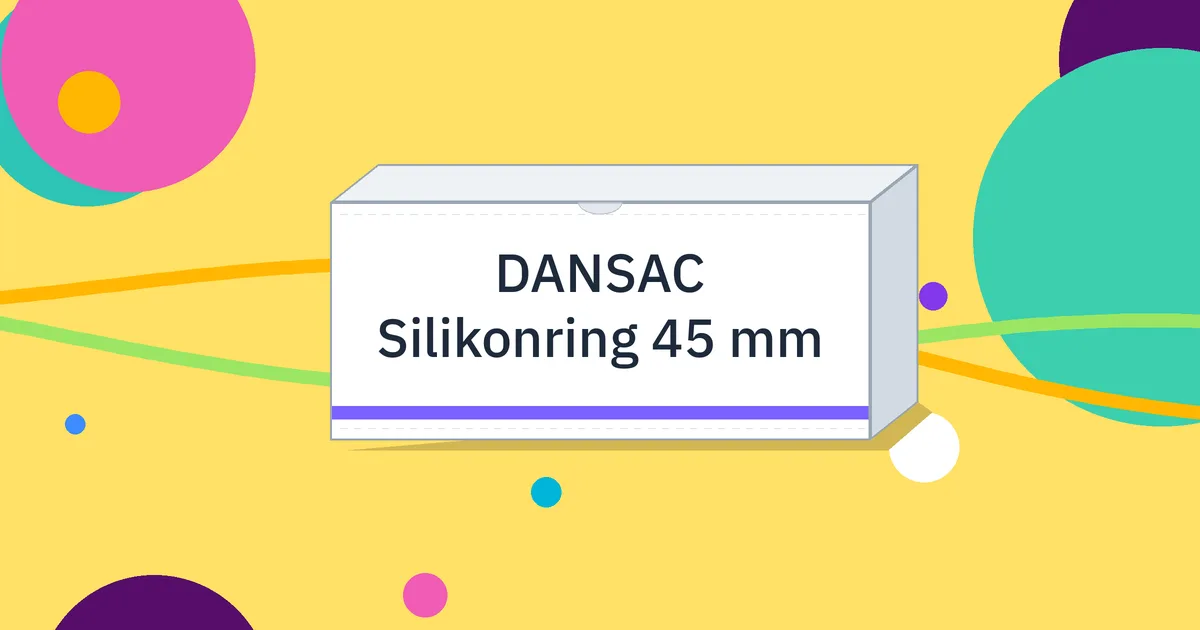 Symbolbild: Packung mit der Aufschrift DANSAC Silikonring 45 mm (PZN 03430215) – Verfügbarkeit und Bezug in Apotheken in Frankfurt am Main