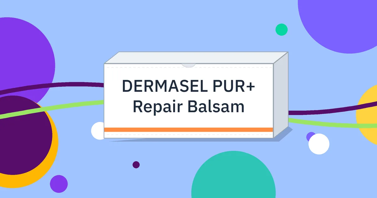 Symbolbild: Packung mit der Aufschrift DERMASEL PUR+ Repair Balsam (PZN 06867154) – Verfügbarkeit und Bezug in Apotheken in Frankfurt am Main