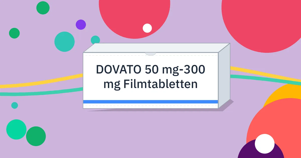 Symbolbild: Packung mit der Aufschrift DOVATO 50 mg-300 mg Filmtabletten (PZN 16833819) – Verfügbarkeit und Bezug in Apotheken in Frankfurt am Main