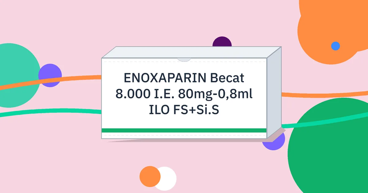 Symbolbild: Packung mit der Aufschrift ENOXAPARIN Becat 8.000 I.E. 80mg-0,8ml ILO FS+Si.S (PZN 14243812) – Verfügbarkeit und Bezug in Apotheken in Frankfurt am Main