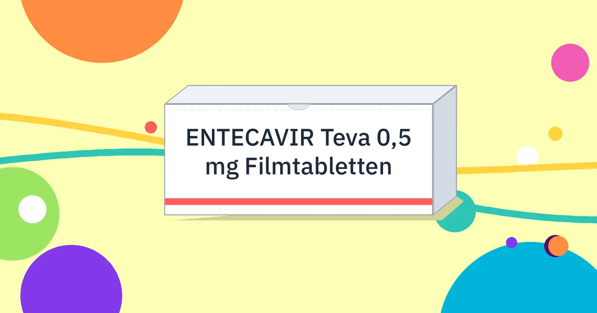 Symbolbild: Packung mit der Aufschrift ENTECAVIR Teva 0,5 mg Filmtabletten (PZN 17868091) – Verfügbarkeit und Bezug in Apotheken in Frankfurt am Main
