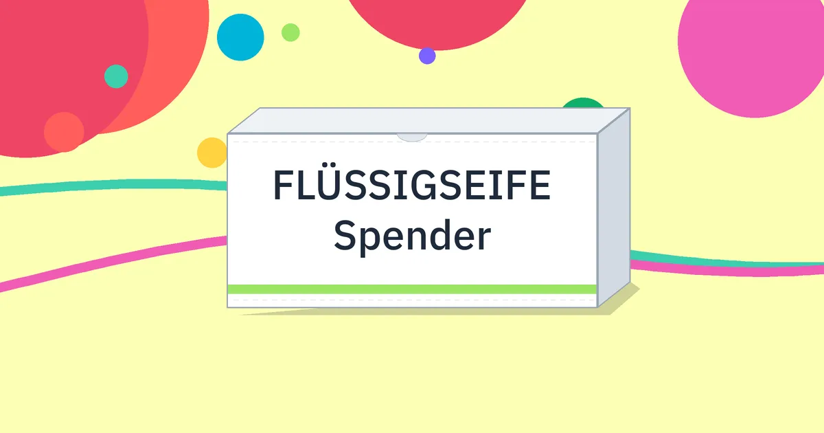 Symbolbild: Packung mit der Aufschrift FLÜSSIGSEIFE Spender (PZN 03047781) – Verfügbarkeit und Bezug in Apotheken in Frankfurt am Main