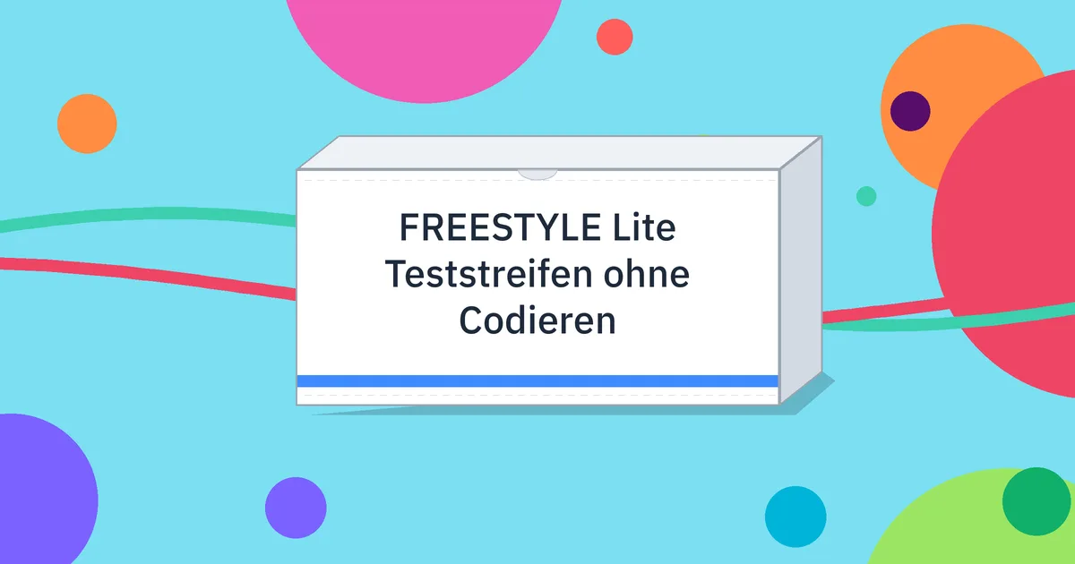 Symbolbild: Packung mit der Aufschrift FREESTYLE Lite Teststreifen ohne Codieren (PZN 19399884) – Verfügbarkeit und Bezug in Apotheken in Frankfurt am Main