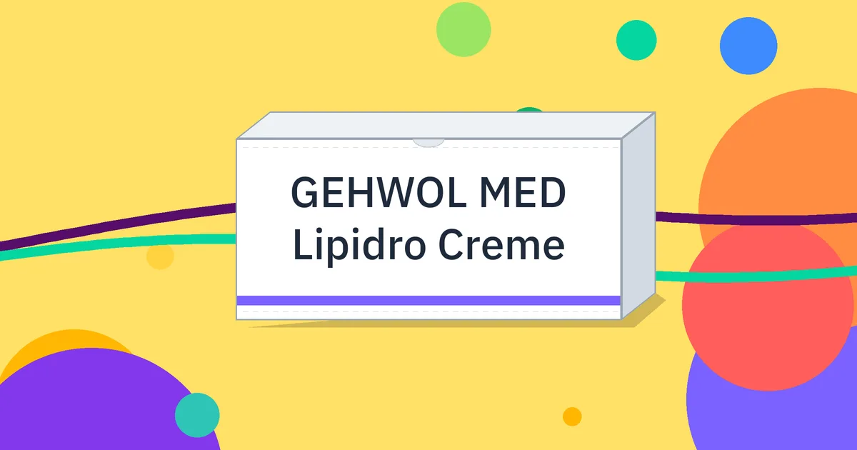Symbolbild: Packung mit der Aufschrift GEHWOL MED Lipidro Creme (PZN 20101163) – Verfügbarkeit und Bezug in Apotheken in Frankfurt am Main