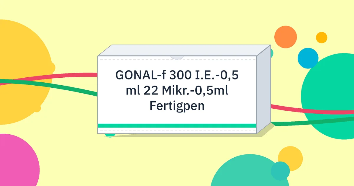 Symbolbild: Packung mit der Aufschrift GONAL-f 300 I.E.-0,5 ml 22 Mikr.-0,5ml Fertigpen (PZN 09738948) – Verfügbarkeit und Bezug in Apotheken in Frankfurt am Main