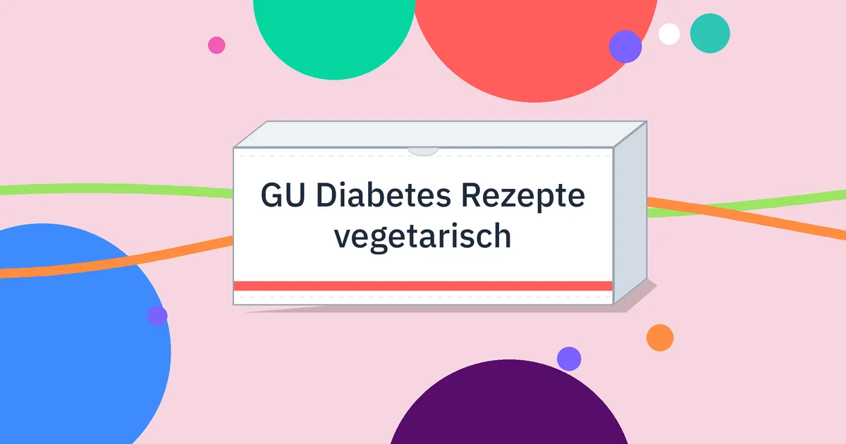 Symbolbild: Packung mit der Aufschrift GU Diabetes Rezepte vegetarisch (PZN 19490082) – Verfügbarkeit und Bezug in Apotheken in Frankfurt am Main