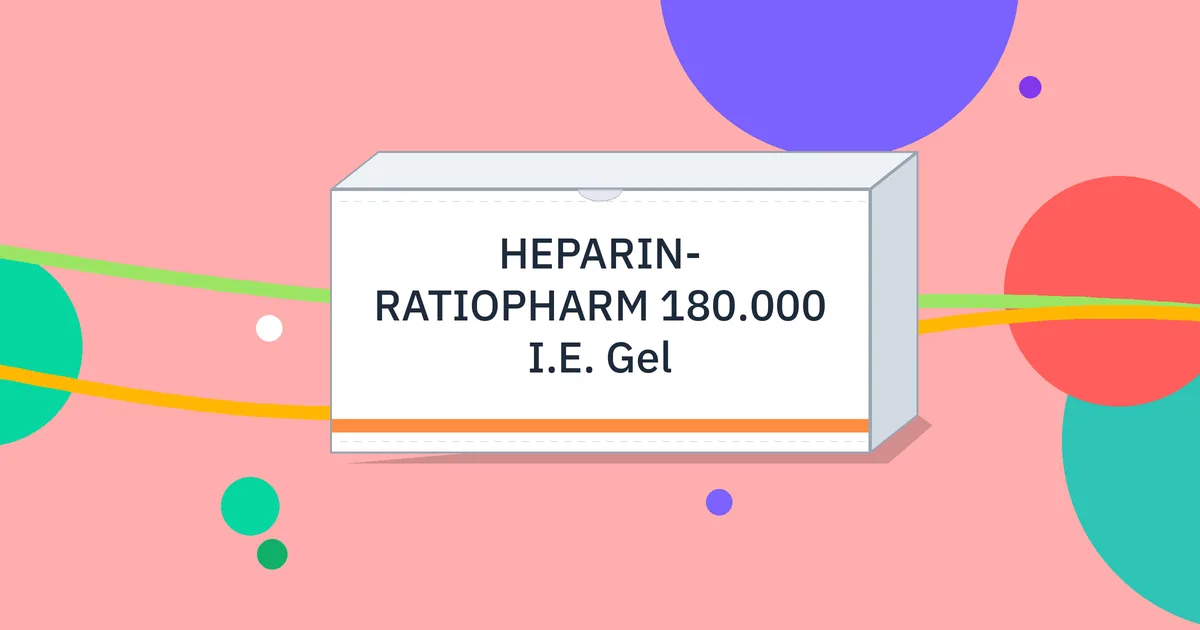 Symbolbild: Packung mit der Aufschrift HEPARIN-RATIOPHARM 180.000 I.E. Gel (PZN 03892335) – Verfügbarkeit und Bezug in Apotheken in Frankfurt am Main