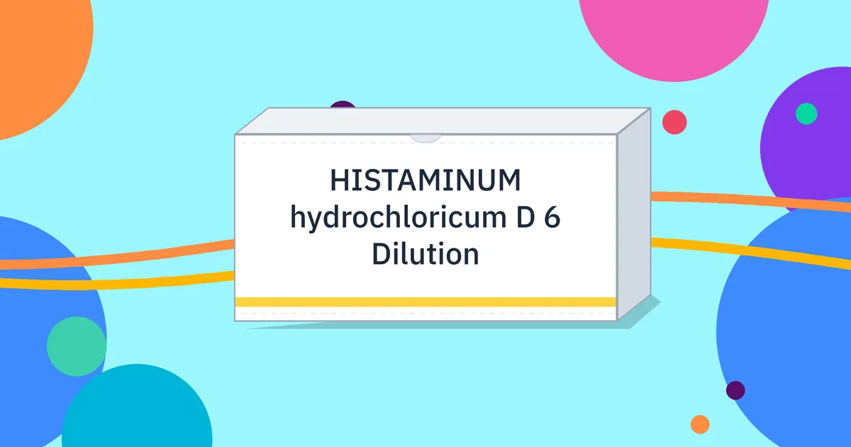 Symbolbild: Packung mit der Aufschrift HISTAMINUM hydrochloricum D 6 Dilution (PZN 02924487) – Verfügbarkeit und Bezug in Apotheken in Frankfurt am Main