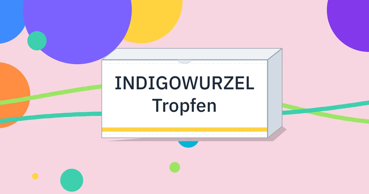 Symbolbild: Packung mit der Aufschrift INDIGOWURZEL Tropfen (PZN 12495828) – Verfügbarkeit und Bezug in Apotheken in Frankfurt am Main