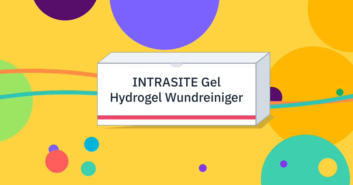 Symbolbild: Packung mit der Aufschrift INTRASITE Gel Hydrogel Wundreiniger (PZN 09379047) – Verfügbarkeit und Bezug in Apotheken in Frankfurt am Main