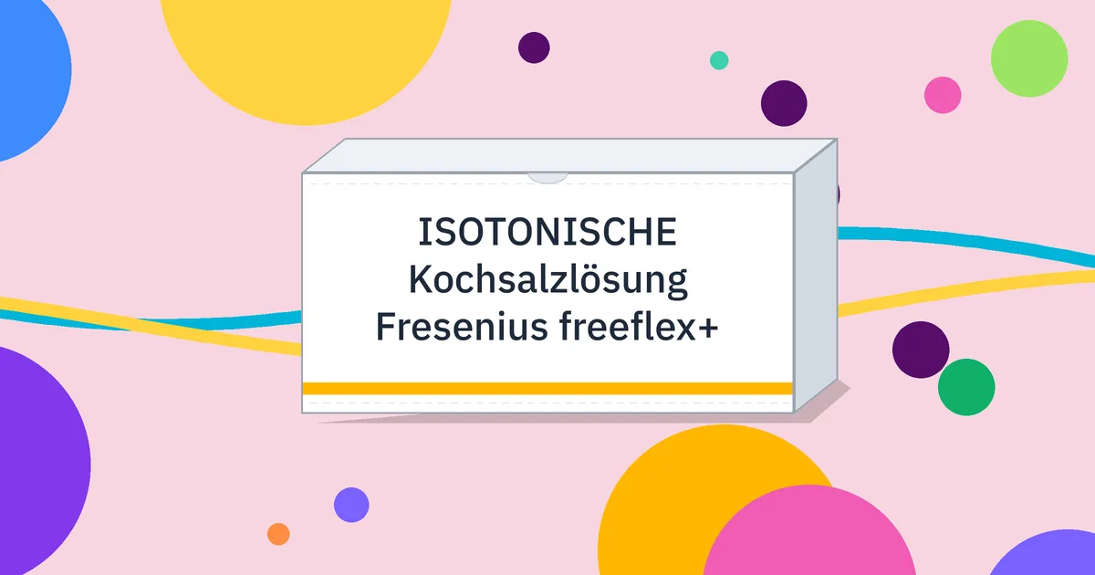 Symbolbild: Packung mit der Aufschrift ISOTONISCHE Kochsalzlösung Fresenius freeflex+ (PZN 09477459) – Verfügbarkeit und Bezug in Apotheken in Frankfurt am Main