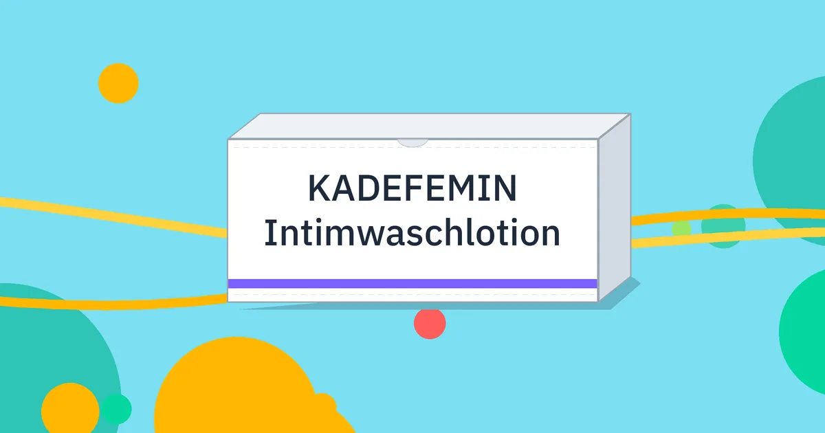 Symbolbild: Packung mit der Aufschrift KADEFEMIN Intimwaschlotion (PZN 15740978) – Verfügbarkeit und Bezug in Apotheken in Frankfurt am Main