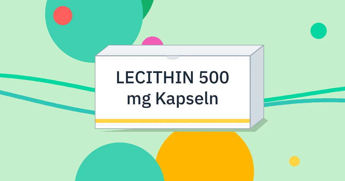 Symbolbild: Packung mit der Aufschrift LECITHIN 500 mg Kapseln (PZN 10088160) – Verfügbarkeit und Bezug in Apotheken in Frankfurt am Main