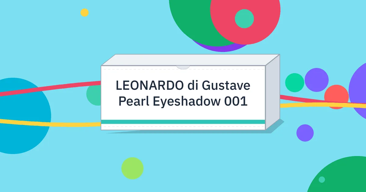 Symbolbild: Packung mit der Aufschrift LEONARDO di Gustave Pearl Eyeshadow 001 (PZN 07797349) – Verfügbarkeit und Bezug in Apotheken in Frankfurt am Main
