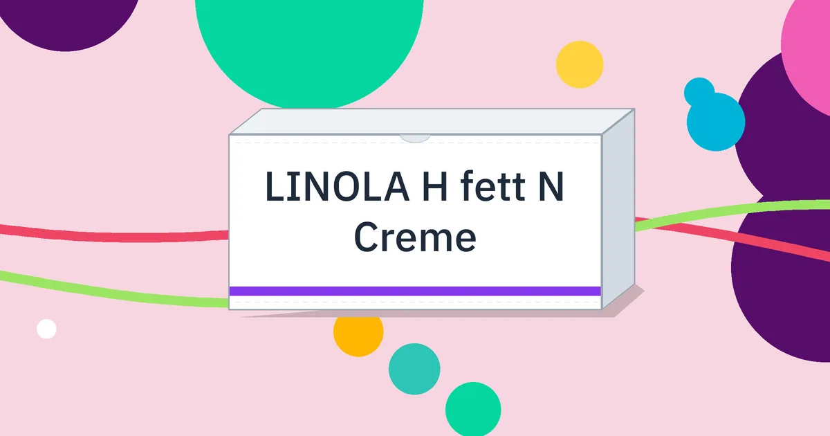 Symbolbild: Packung mit der Aufschrift LINOLA H fett N Creme (PZN 03656126) – Verfügbarkeit und Bezug in Apotheken in Frankfurt am Main