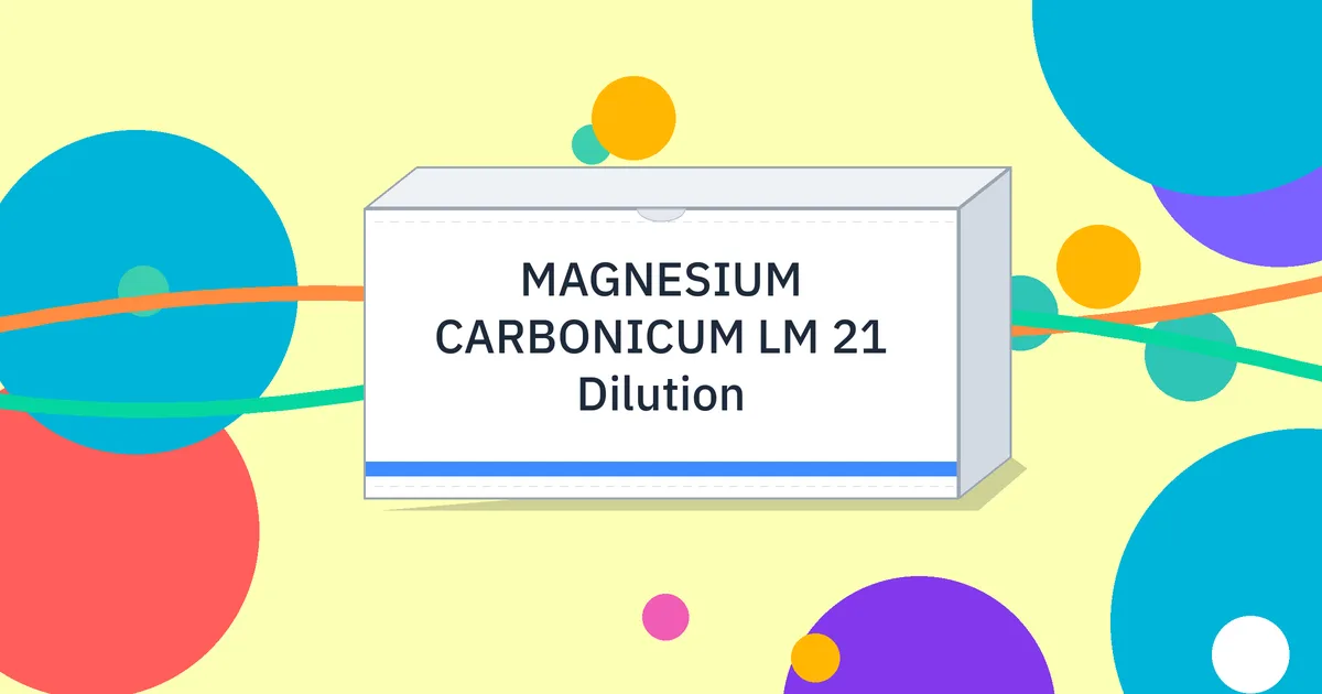 Symbolbild: Packung mit der Aufschrift MAGNESIUM CARBONICUM LM 21 Dilution (PZN 12937108) – Verfügbarkeit und Bezug in Apotheken in Frankfurt am Main