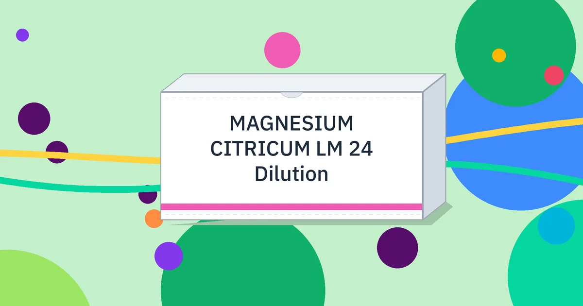Symbolbild: Packung mit der Aufschrift MAGNESIUM CITRICUM LM 24 Dilution (PZN 13764839) – Verfügbarkeit und Bezug in Apotheken in Frankfurt am Main