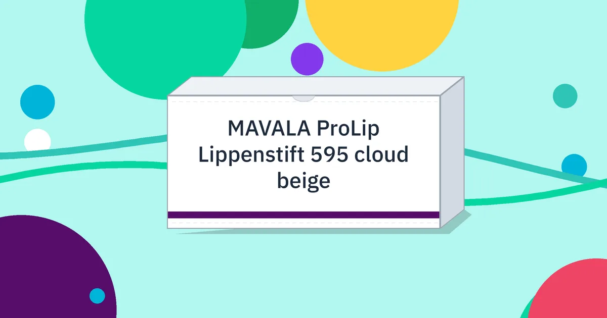 Symbolbild: Packung mit der Aufschrift MAVALA ProLip Lippenstift 595 cloud beige (PZN 15417639) – Verfügbarkeit und Bezug in Apotheken in Frankfurt am Main