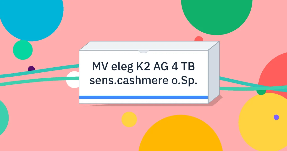 Symbolbild: Packung mit der Aufschrift MV eleg K2 AG 4 TB sens.cashmere o.Sp. (PZN 14678421) – Verfügbarkeit und Bezug in Apotheken in Frankfurt am Main