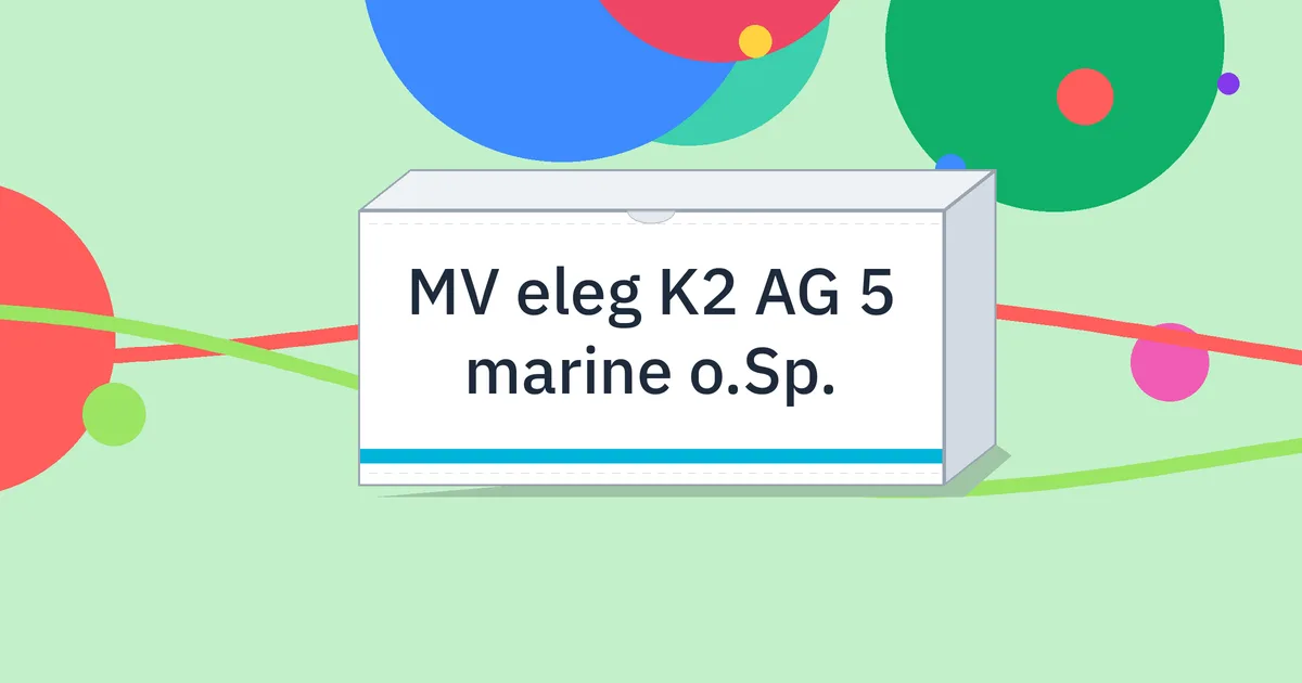 Symbolbild: Packung mit der Aufschrift MV eleg K2 AG 5 marine o.Sp. (PZN 14612451) – Verfügbarkeit und Bezug in Apotheken in Frankfurt am Main