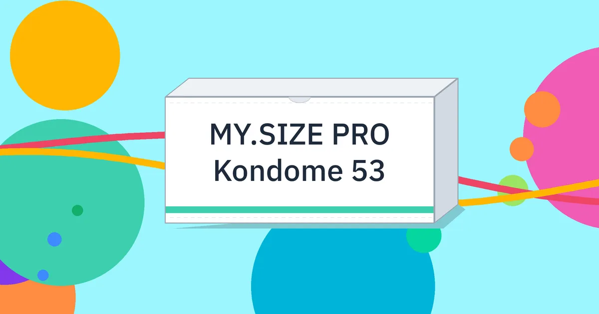Symbolbild: Packung mit der Aufschrift MY.SIZE PRO Kondome 53 (PZN 17458364) – Verfügbarkeit und Bezug in Apotheken in Frankfurt am Main