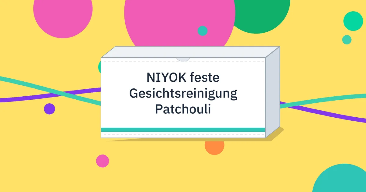 Symbolbild: Packung mit der Aufschrift NIYOK feste Gesichtsreinigung Patchouli (PZN 18836555) – Verfügbarkeit und Bezug in Apotheken in Frankfurt am Main