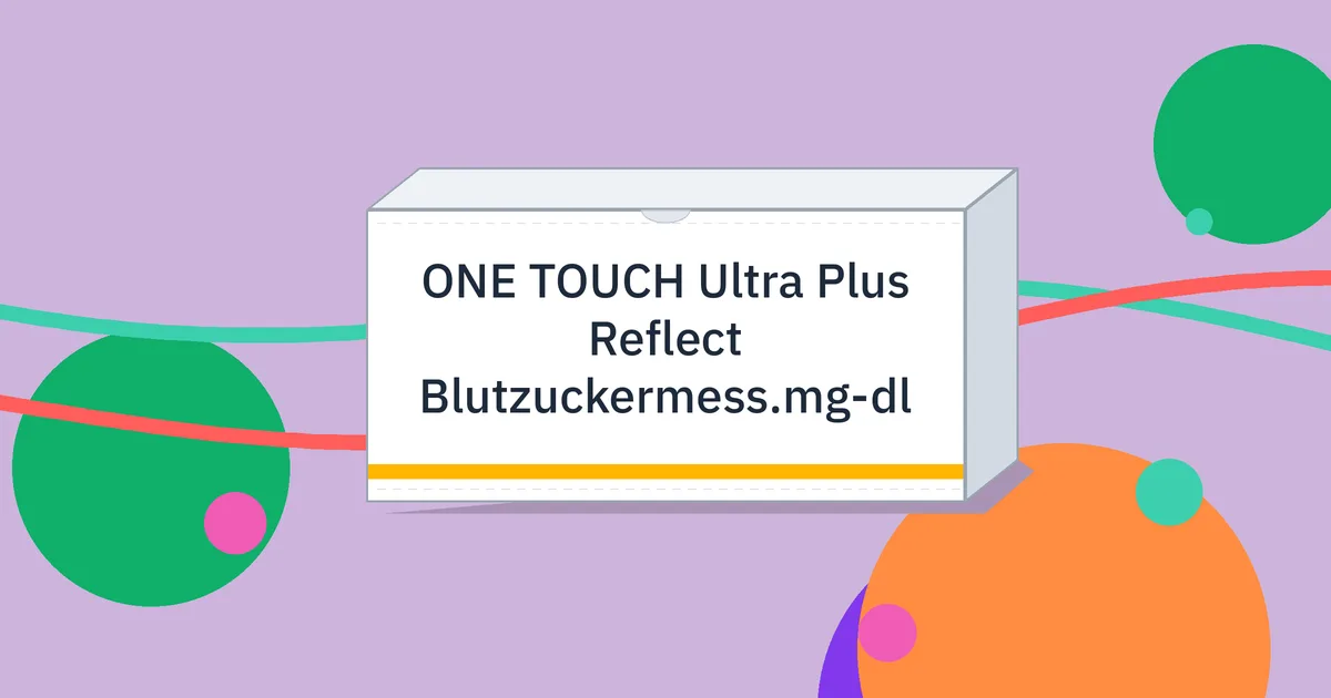 Symbolbild: Packung mit der Aufschrift ONE TOUCH Ultra Plus Reflect Blutzuckermess.mg-dl (PZN 16915919) – Verfügbarkeit und Bezug in Apotheken in Frankfurt am Main